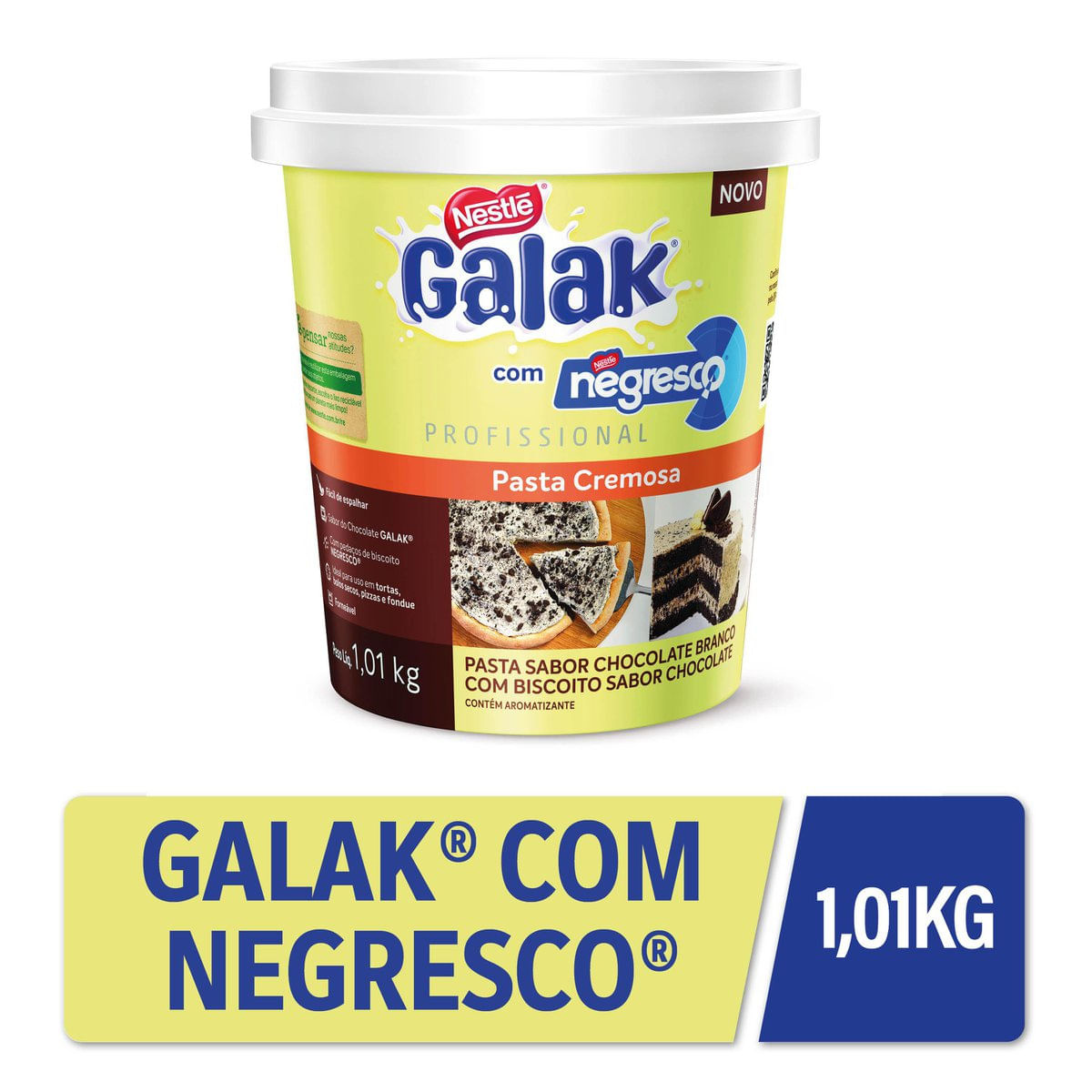 Recheio E Cobertura galak E Negresco 1,01Kg | Mistura Para Bolo | Gigavc